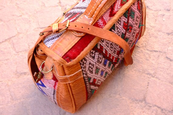 Unique Travel Bag | Handmade Kilim Travel Bag