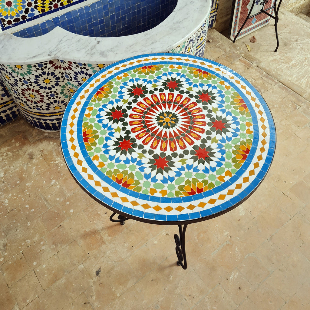 Zellige Table Outdoor Table Moroccan