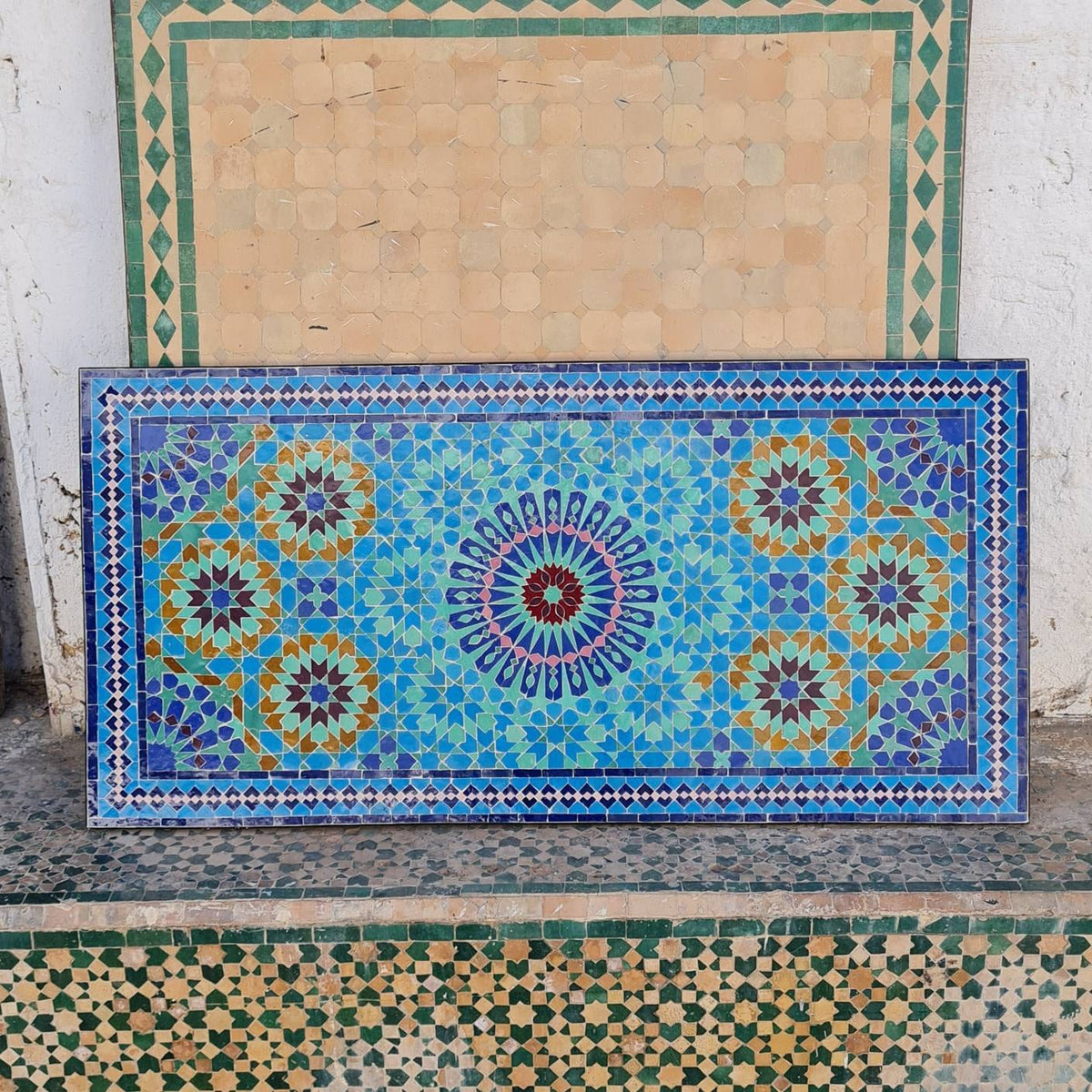Outdoor tables Mosaic Table - Handmade For Outdoor & Indoor