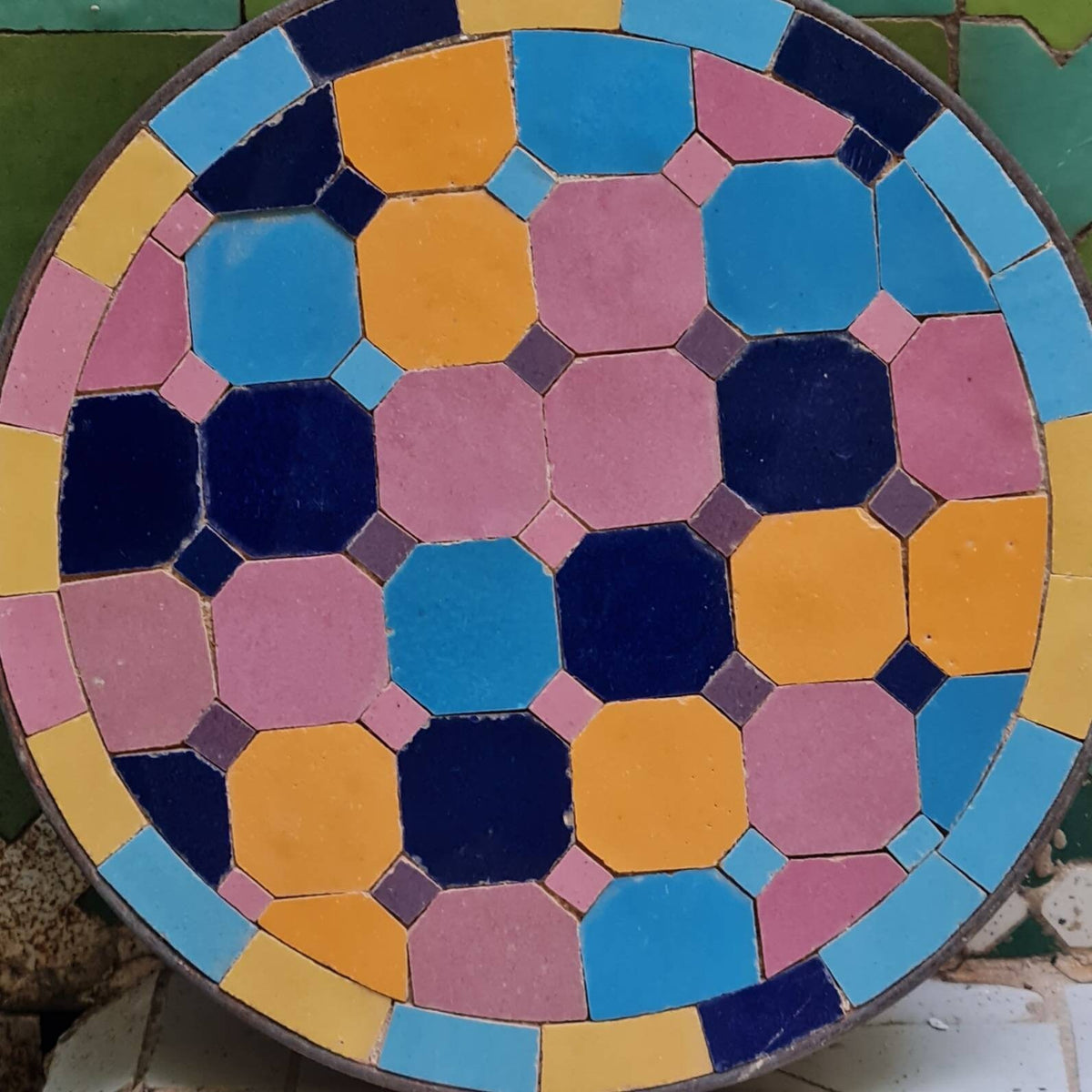 Zellige Color Table Outdoor Patio Furniture Table Top