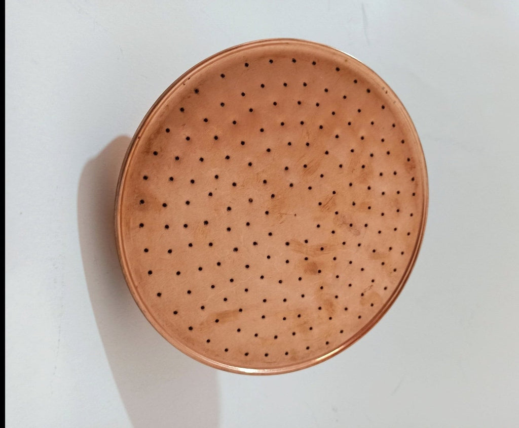 Rustic Copper Rain Shower Head | Handmade Round Showerhead | Unlacquer