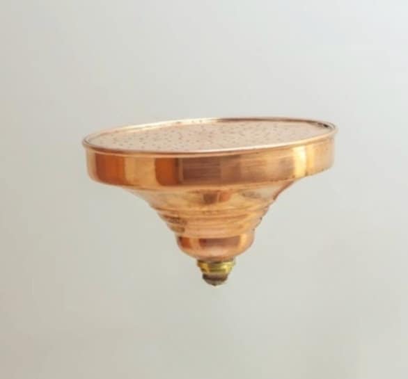 Rustic Copper Rain Shower Head | Handmade Round Showerhead | Unlacquer