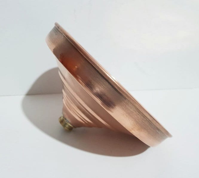 Rustic Copper Rain Shower Head | Handmade Round Showerhead | Unlacquer